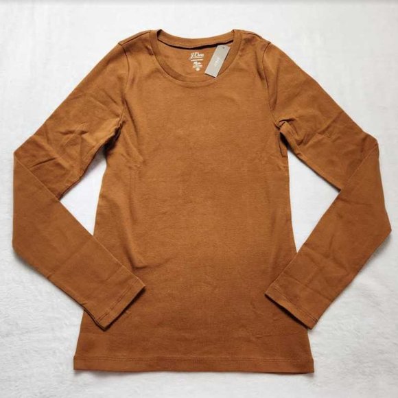 J. Crew | Tops | New Womens Xs J Crew Perfect Fit Longsleeve Crewneck ...